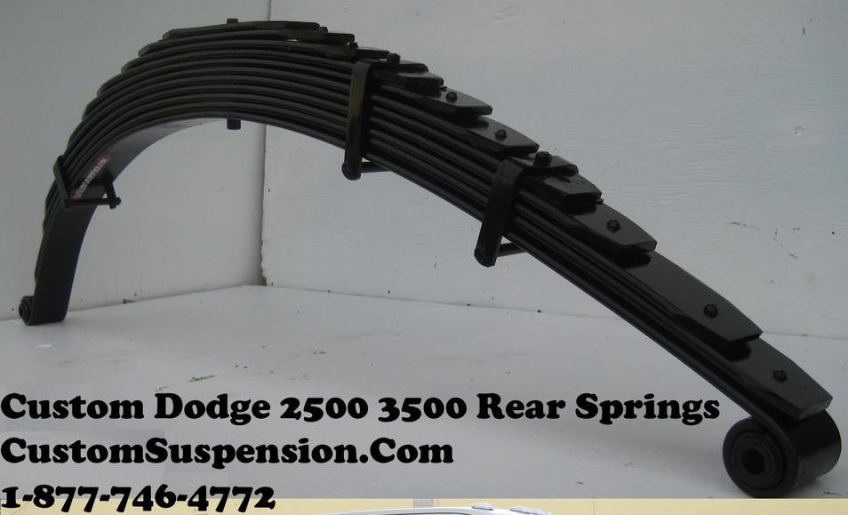 Dodge 2500 3500 (2003 - 2012) Custom Rear Lift Spring 08" - Pair ...