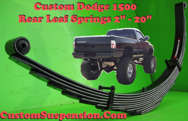 Dodge PU 1/2ton (94-01) Rear Lift Springs - 16" - Pair – Carrier Spring ...