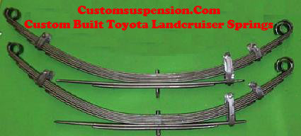 FJ60 series Landcruiser Rear Lift Springs 2" Lift - Pair – Carrier ...